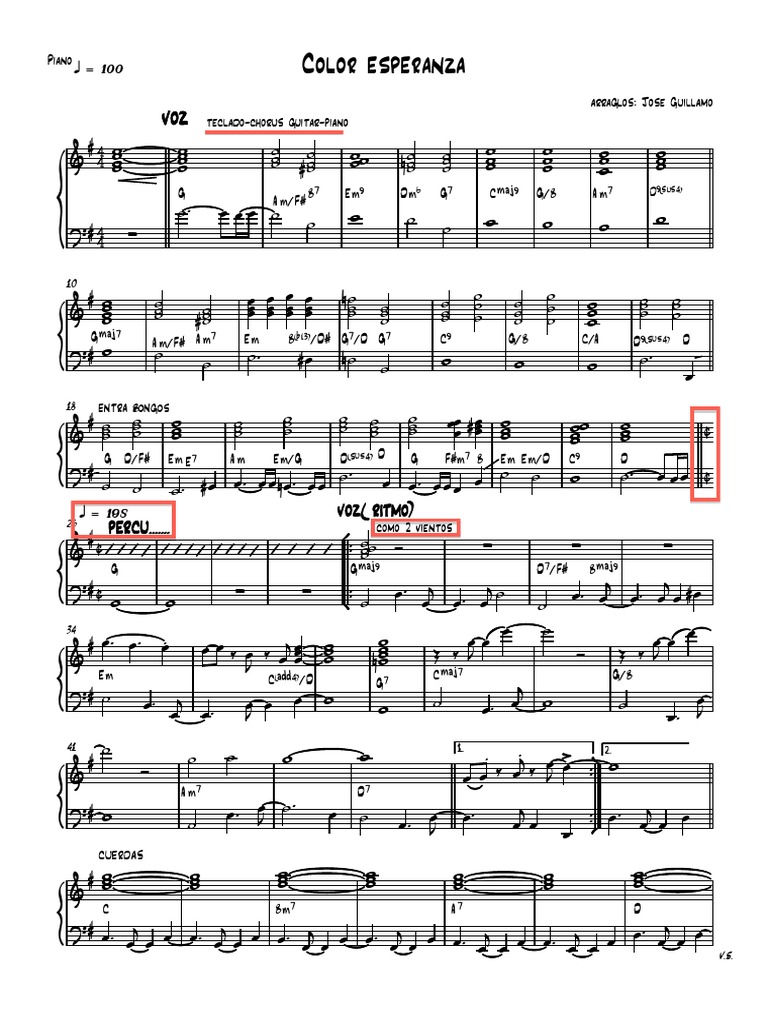 Color Esperanza Guion | PDF