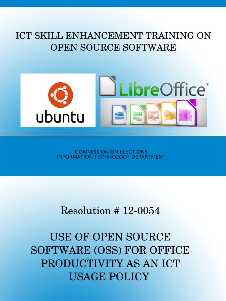 Introduction To Ubuntu/ Libre Office | PDF | Ubuntu (Operating System ...