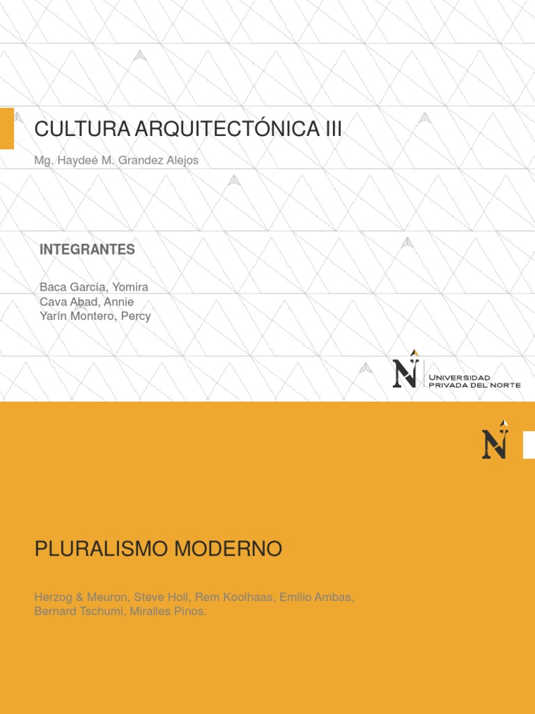 Pluralismo Moderno | PDF | Diseño ambiental | Medios de arte