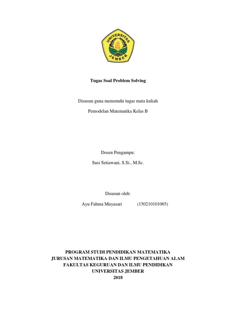 Soal Problem Solving | PDF