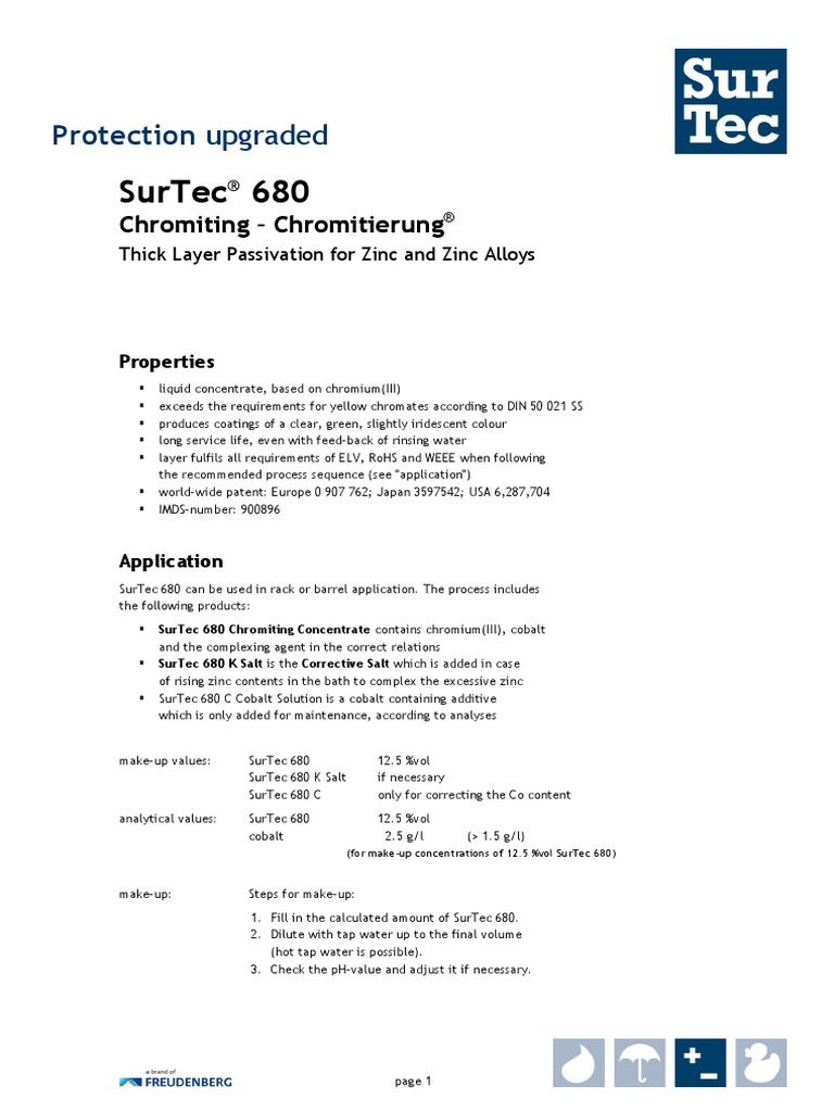 Surtec 680: Protection Upgraded | PDF | Atomic Absorption Spectroscopy ...