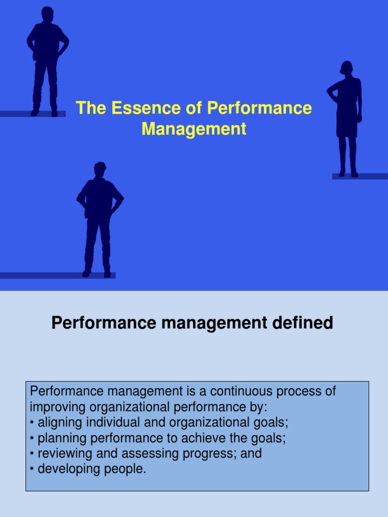 1 The Essence of Performance Management | PDF | Competence (Human ...