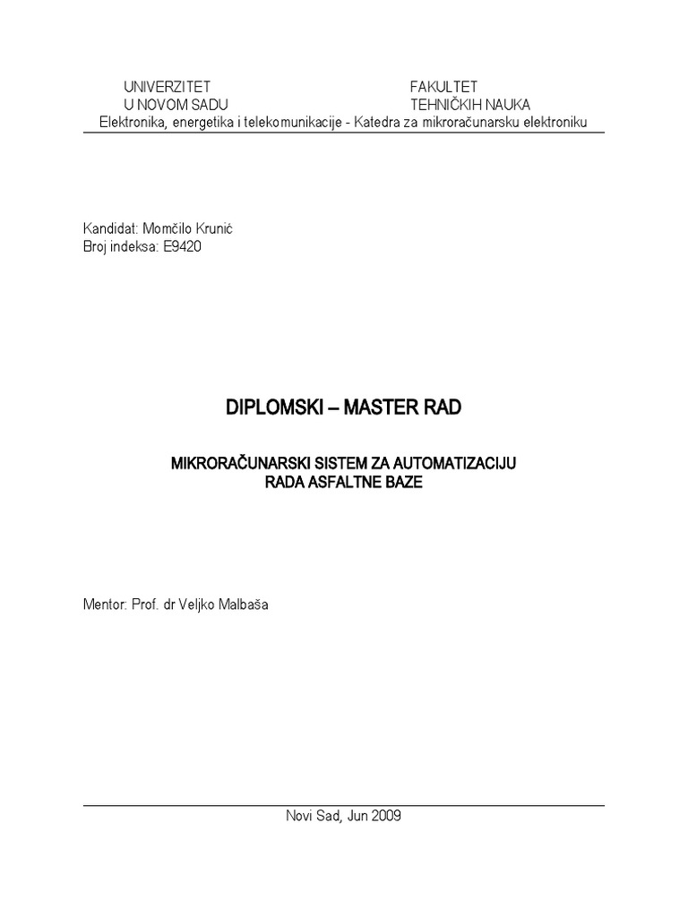 Master Rad | PDF