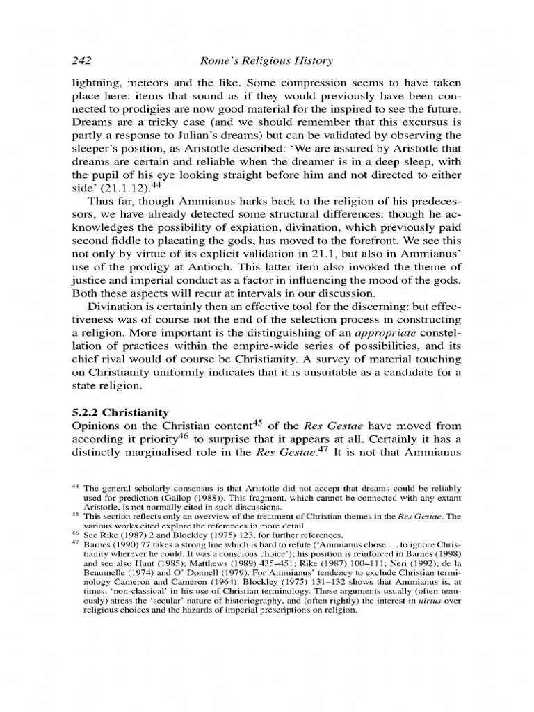 Ammianus and A Final Settlement 226 - Jason P. Davies-Rome's Religious ...