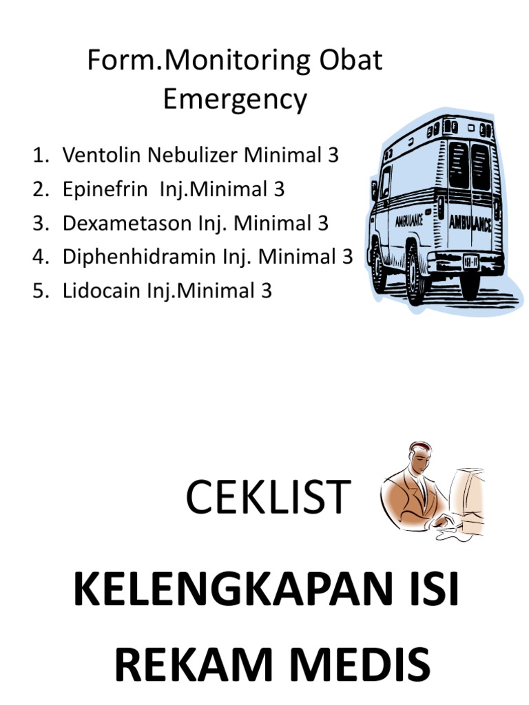 Form Obat Emergency Pdf