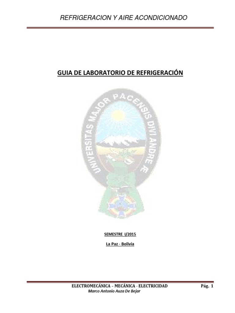 Guia de Lab Refri | PDF | Calor | Temperatura