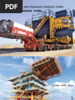 SPMT Description Incl Drawings | PDF | Trailer (Vehicle) | Crane (Machine)