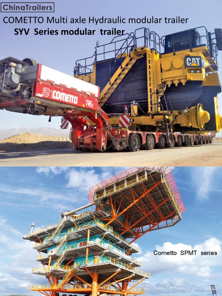 Cometto SYV6 Modular Trailer+SPMT