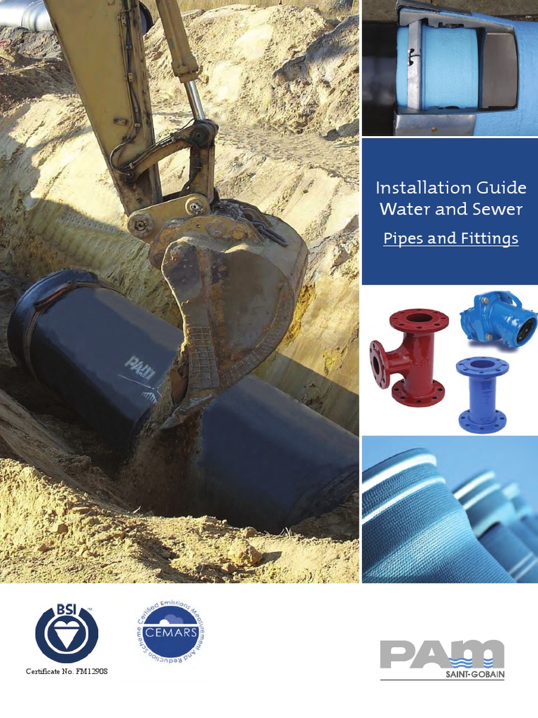 Installation Guide Water and Sewer | PDF | Pipe (Fluid Conveyance ...