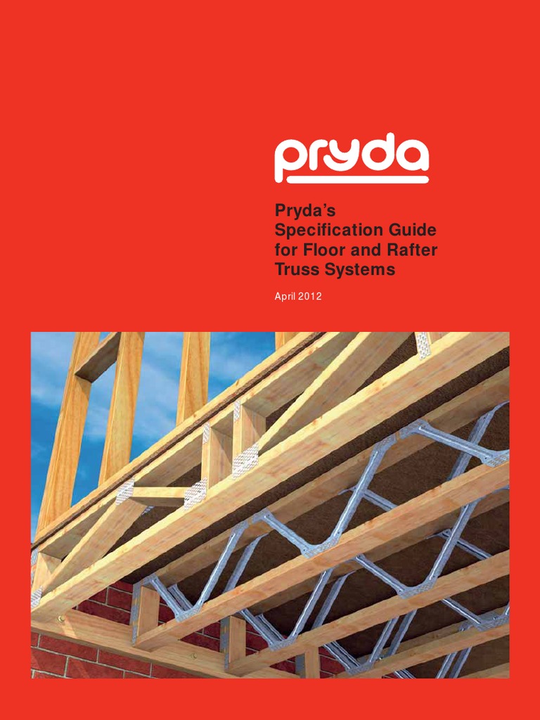 Pryda's Specifi Cation Guide For Floor and Rafter Truss Systems | PDF ...