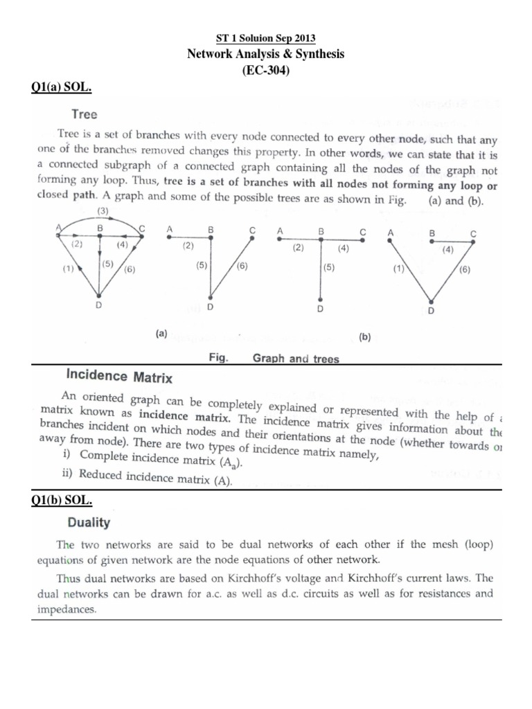 Ec-304 St1 Solution | PDF