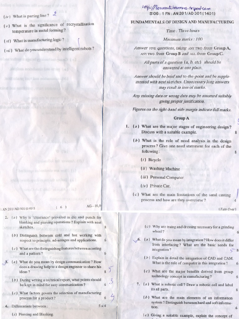 (WWW - Entrance-Exam - Net) - AMIE Sample Paper 1 PDF | PDF