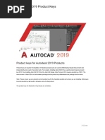 Product KEY 2019 | PDF | Autodesk | Software Industry