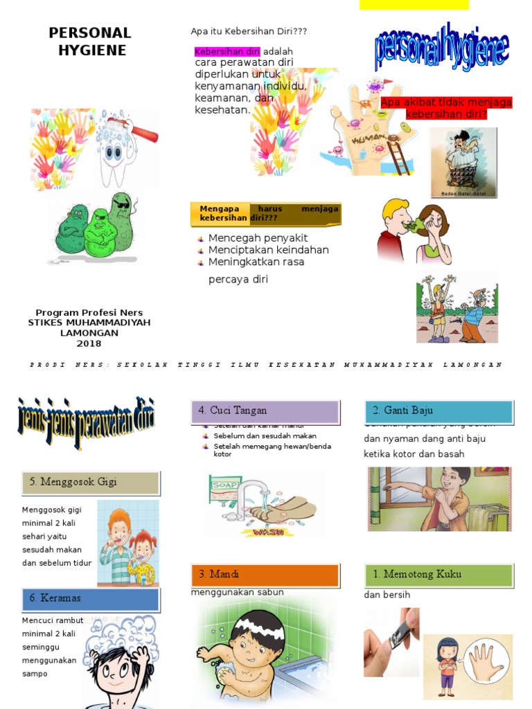 Gerontik Leaflet Personal Hygiene | PDF