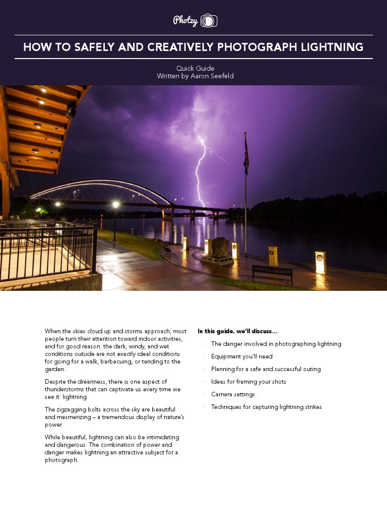 Creative Lightning Photography | PDF | Exposure (Photography) | Flash ...