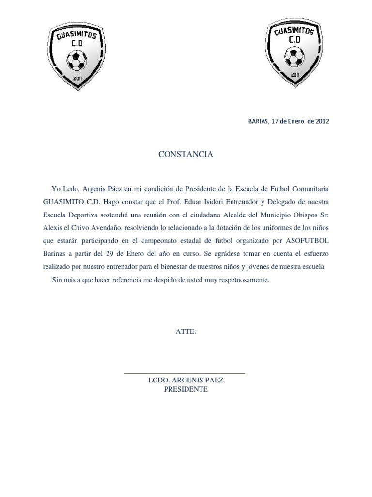 Constancia de Asistencia | PDF