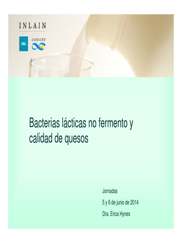 NSLAB y calidad de quesos madurados | PDF | Leche | Queso