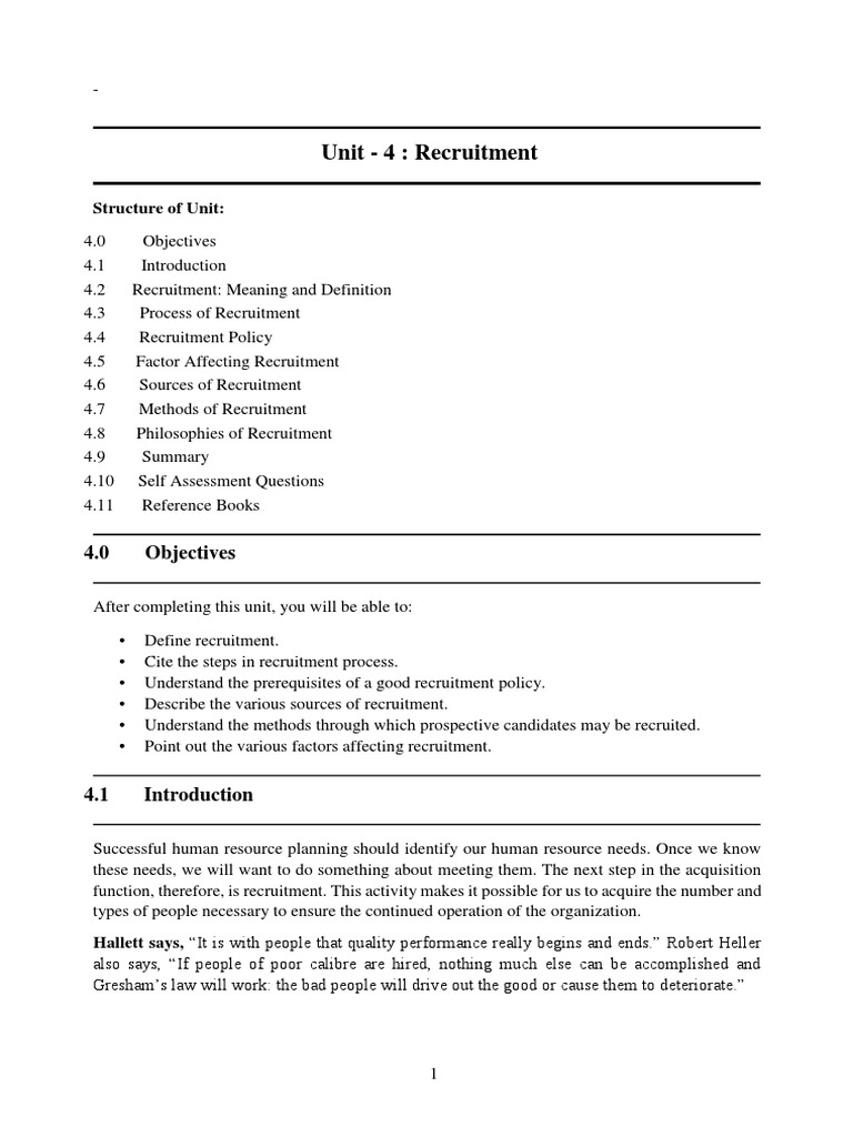 Recruitment and Selection | PDF | Recruitment | Turnover (Employment)