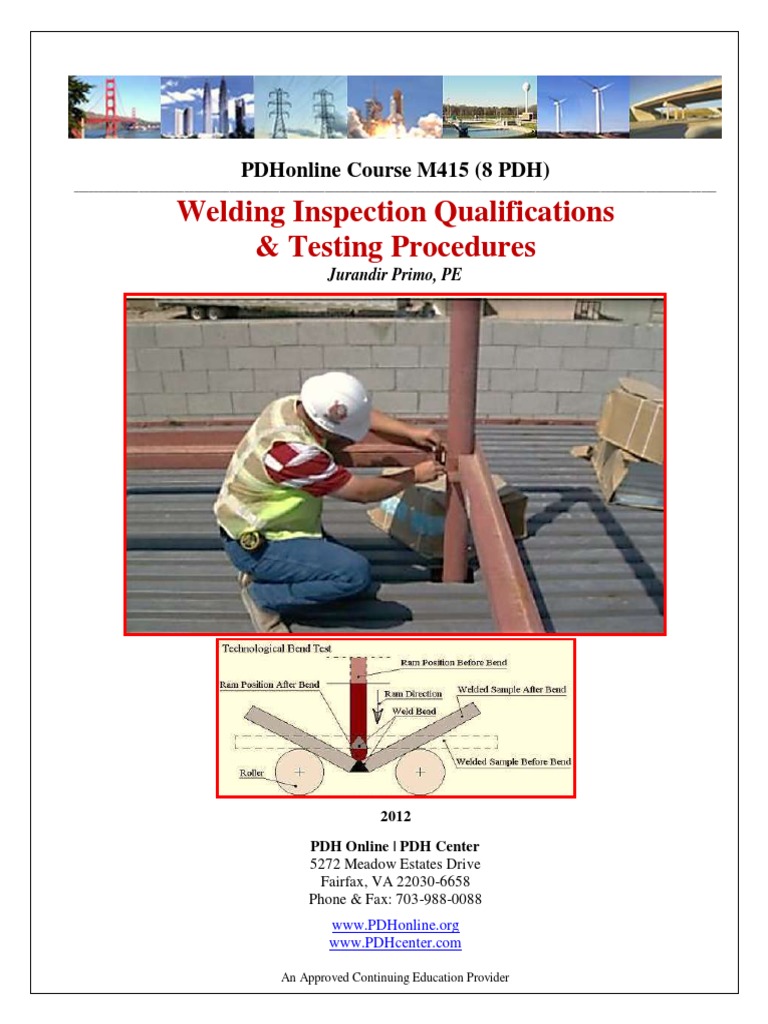 Welding Inspection Qualifications & Testing Procedure PDF | PDF | Sheet ...
