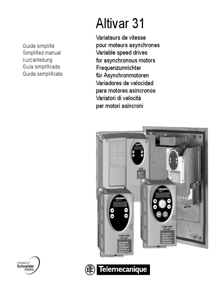 ATV31 Manual Simplificado V1 | PDF | Frecuencia | Relé