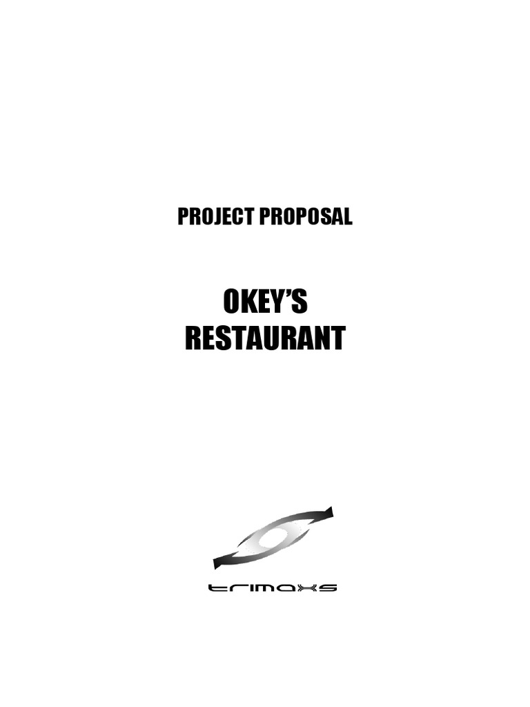Project Proposal Restaurant | PDF