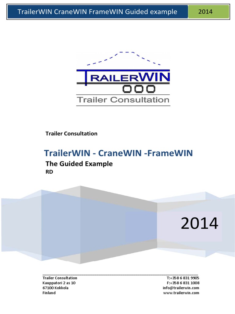 Training Material TRW+CRW+FRW | PDF | Bending | Crane (Machine)