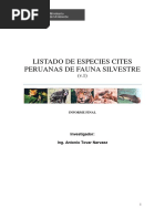 Apéndices de La CITES (General) PDF | PDF | Organismos | Familia