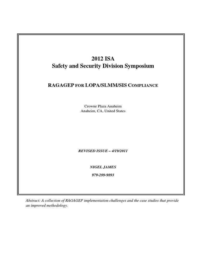 Ragagep White Paper PDF | PDF | Occupational Safety And Health ...