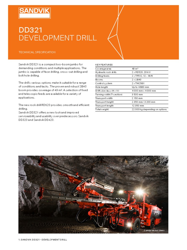 Sandvik DD321 | Drill | Drilling