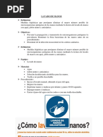 Primeros Auxilios Triptico | PDF | Lavado de manos | Especialidades Medicas