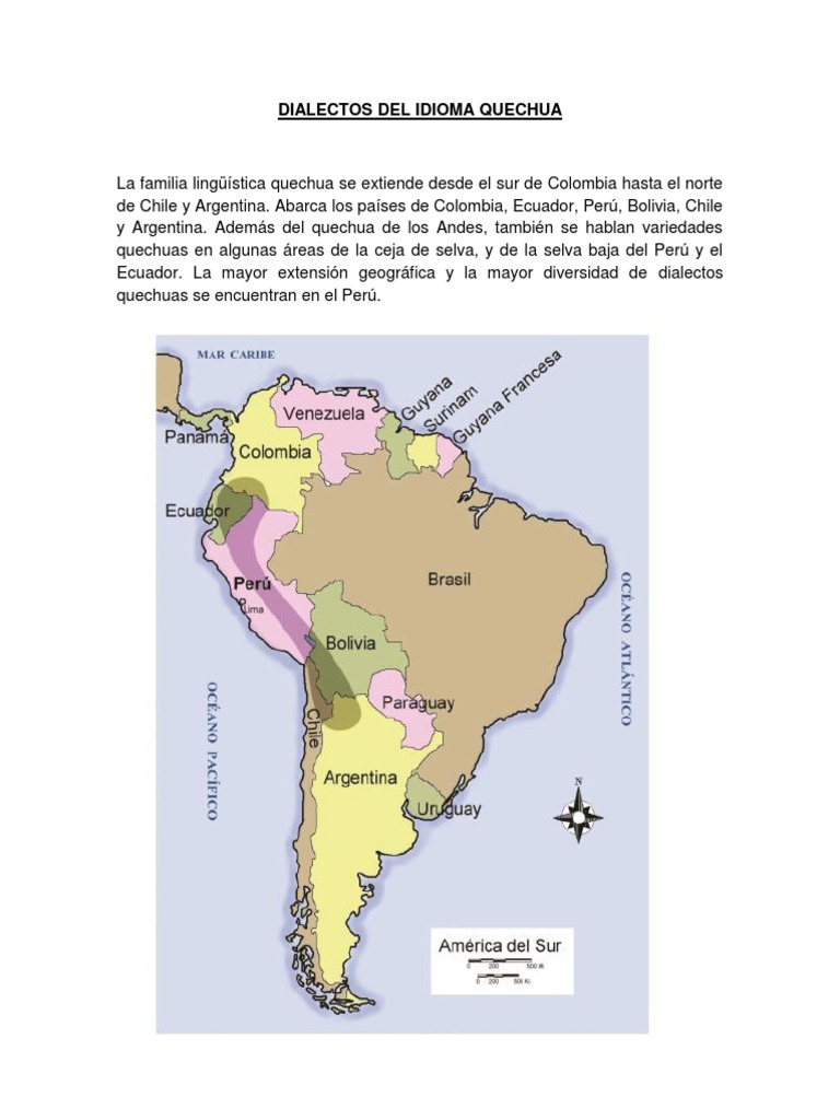 La Familia Lingüística Quechua | PDF | Imperio Inca | Idiomas
