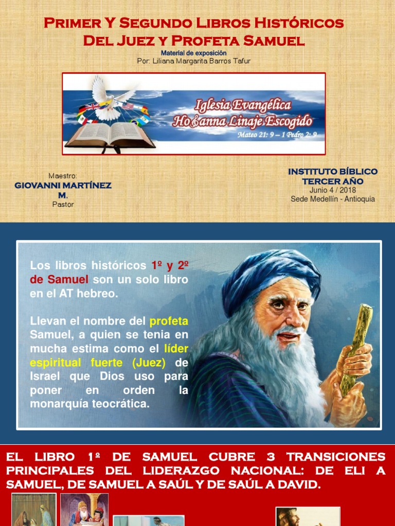 PPT-1y2 Libros de Samuel | Descargar gratis PDF | Pueblo bíblico ...