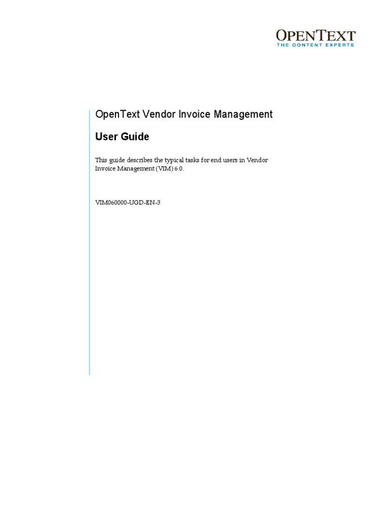 VIM 6 0 User Guide PDF | PDF | Business Process | Command Line Interface