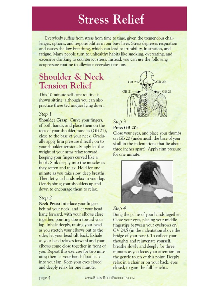 Stress Relief PDF | PDF
