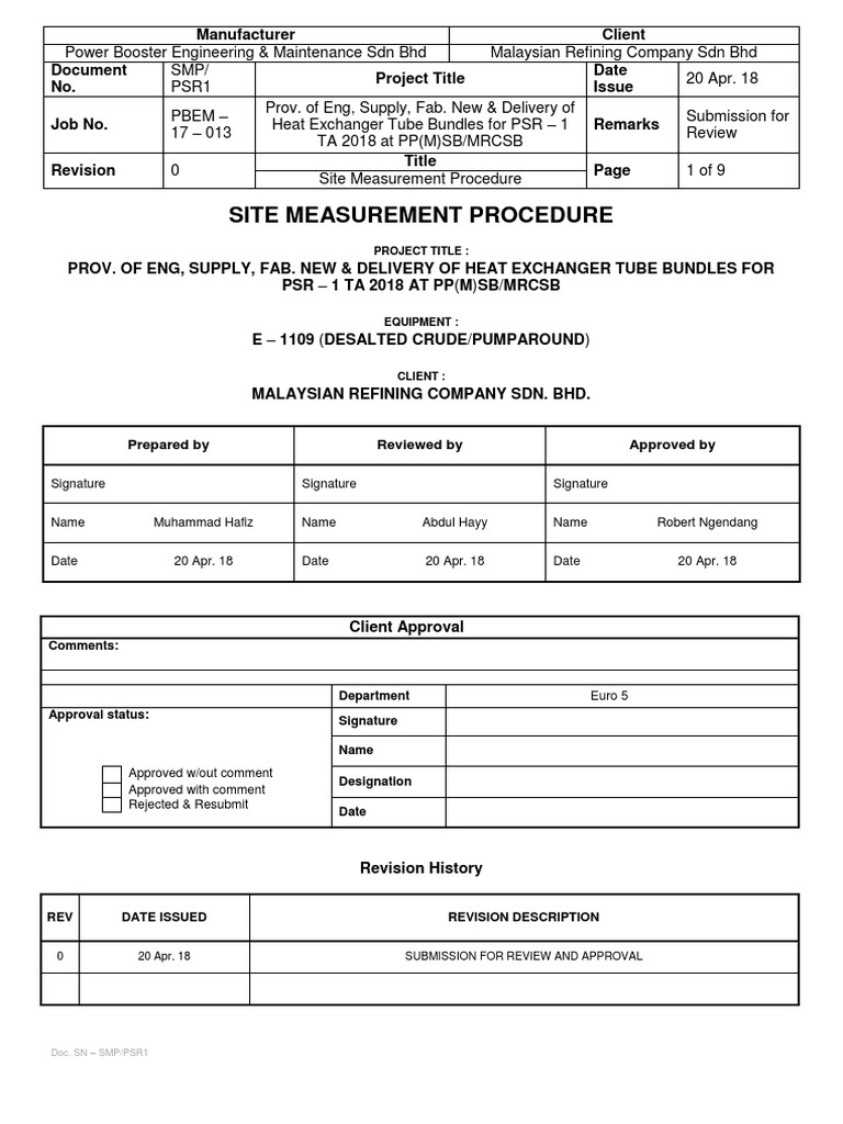 01 Fabrication Procedure CP | PDF | Business | Nature