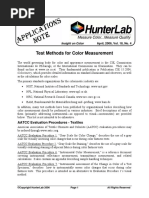 APHA and Gardner Color Measurement Guide | PDF | Absorbance | Color