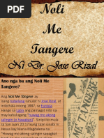 RIZAL - Mga Simbolo NG Pabalat NG Noli Me Tangere | PDF
