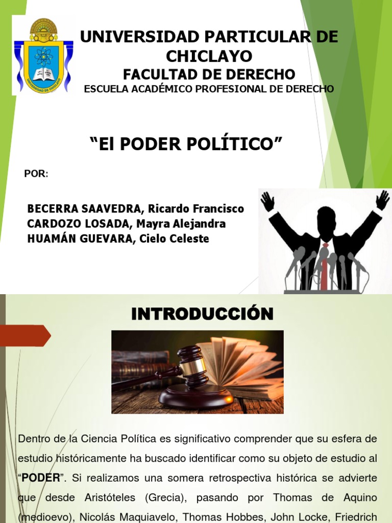 Exposición Poder Político | Poder (social y político) | Estado (política)