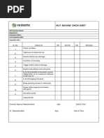 Roller Compactor Inspection Checklist | PDF | Wheeled Vehicles | Car