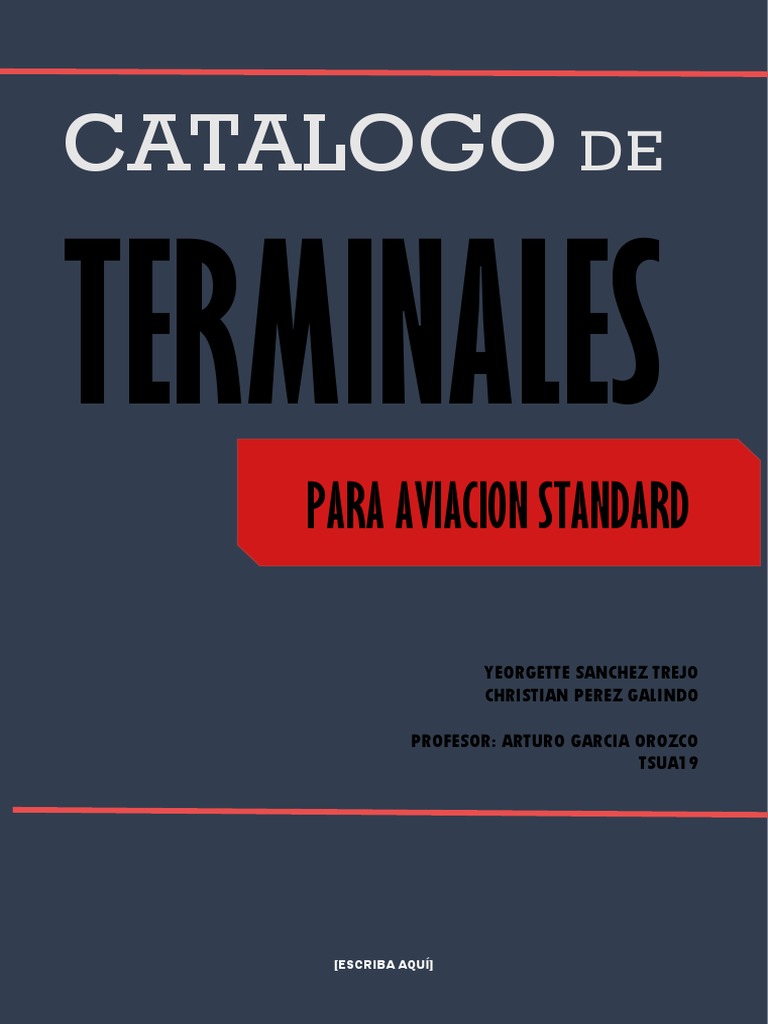 Catalogo Terminales | PDF | Conector eléctrico | Equipo