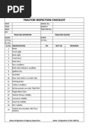 Hilti Machine Checklist | PDF