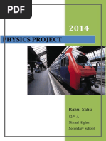 Physics Class 12 Project | PDF | Diffraction | Electrodynamics