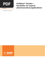 Kollidon-Cl Technical Information | PDF | Tablet (Pharmacy) | Solubility