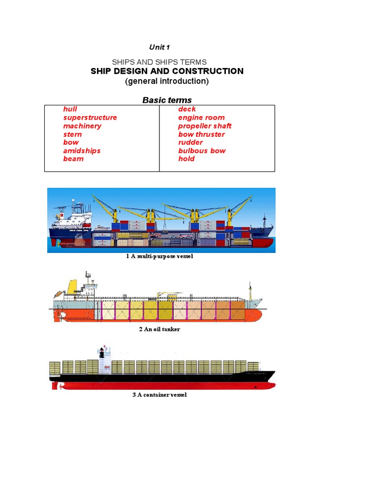Ship Design and Construction: (General Introduction) | PDF | Business ...