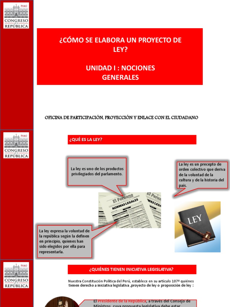 Como Elaborar Un Proyecto De Ley Pdf Justicia Crimen Y Violencia