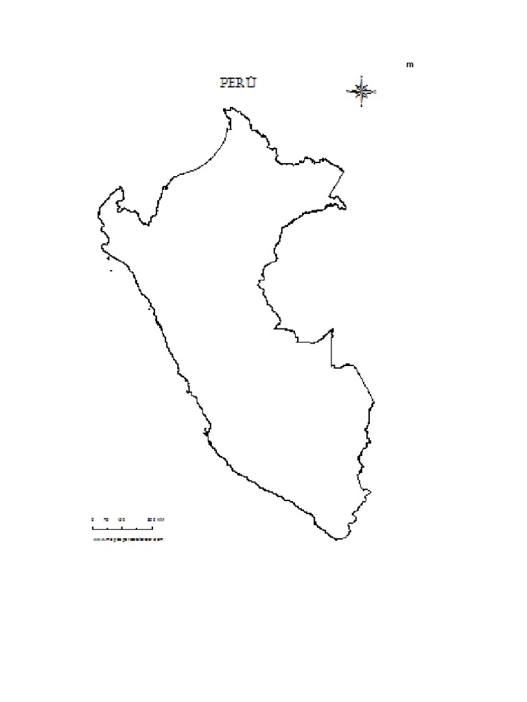 Mapa Del Peru Silueta | PDF