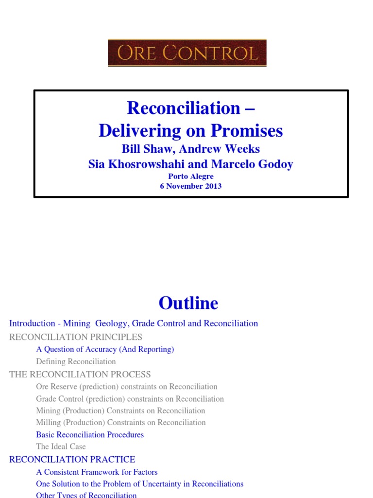 Ore Control | PDF | Mining | Prediction