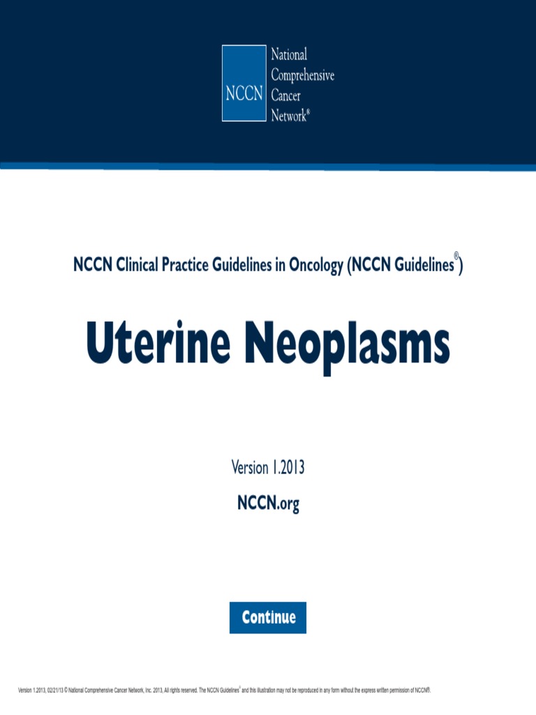 Uterine Neoplasms | PDF | Causes Of Death | Neoplasms