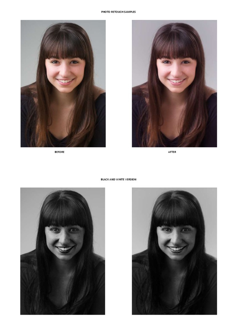 Photo Retouch Samples | PDF