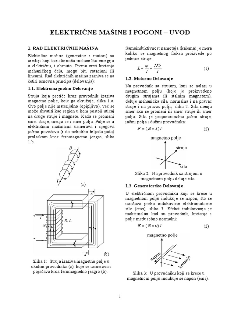 Elektricne Masine I Pogoni | PDF